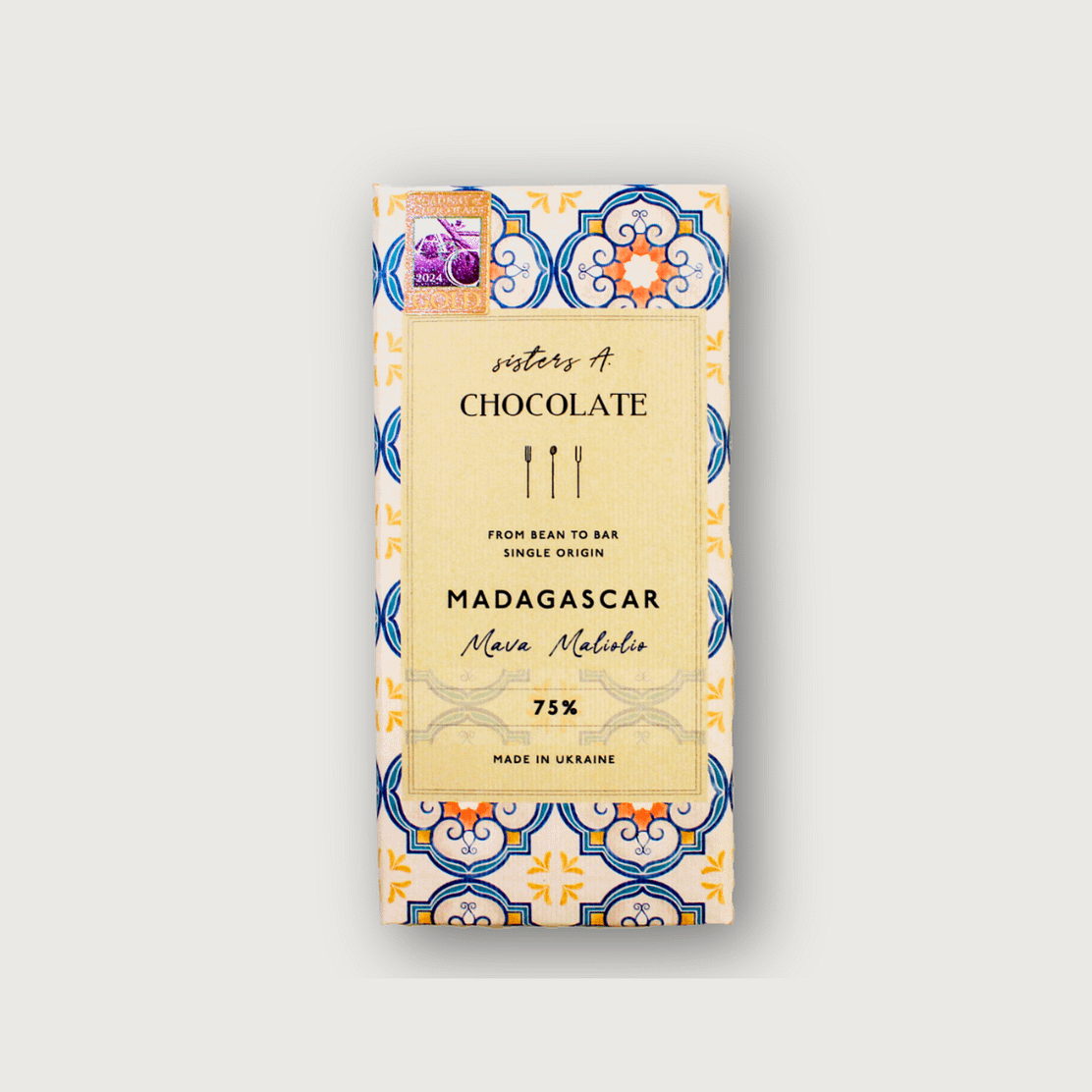 Sisters A. Chocolate - Mava, Madagascar 75% Dark Chocolate