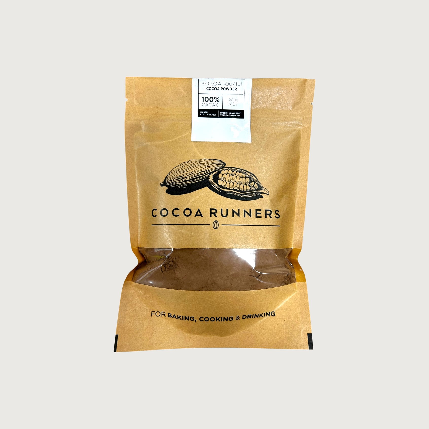 Cocoa Runners Cooking & Baking 63% Dark Chocolate 230g