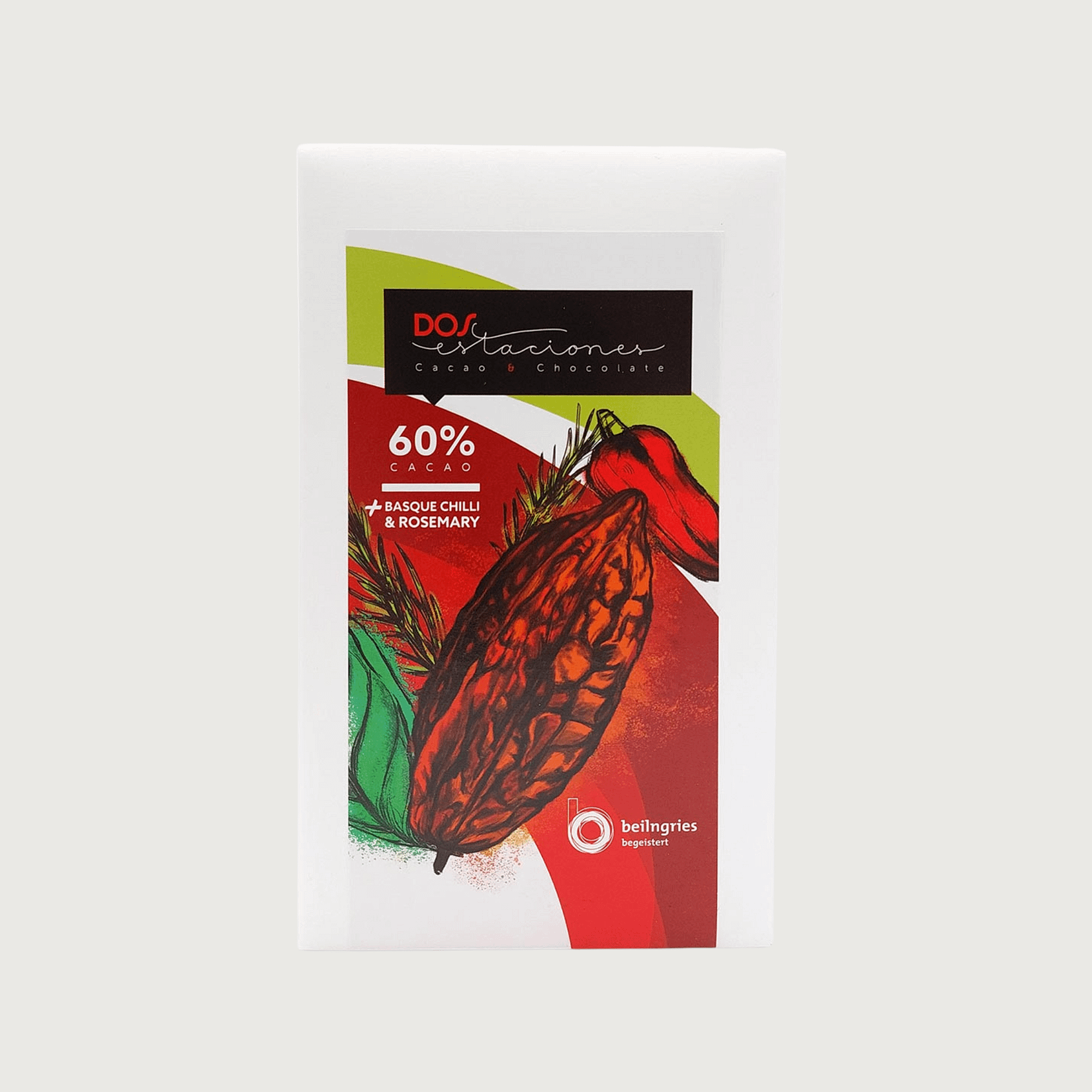 Dos Estaciones - Chazuta, Peru, Dark 60% with Basque Chilli and ...