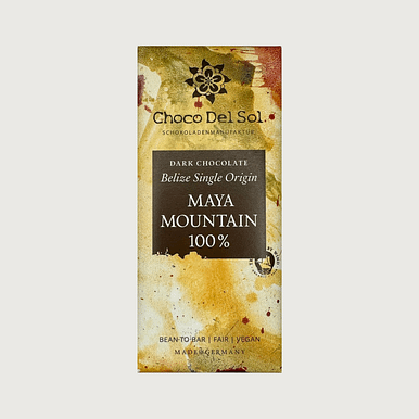 Choco Del Sol - Maya Mountain, Belize, Dark 100% - Cocoa Runners