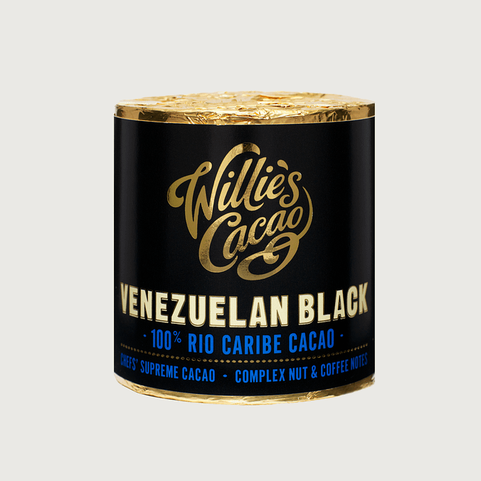 Willie's Cacao - 100%, Rio Caribe, Venezuela Black 180g