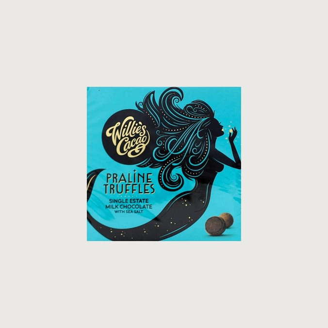 Willie's Cacao - Milk Chocolate with Sea Salt Truffles Truffles with ...